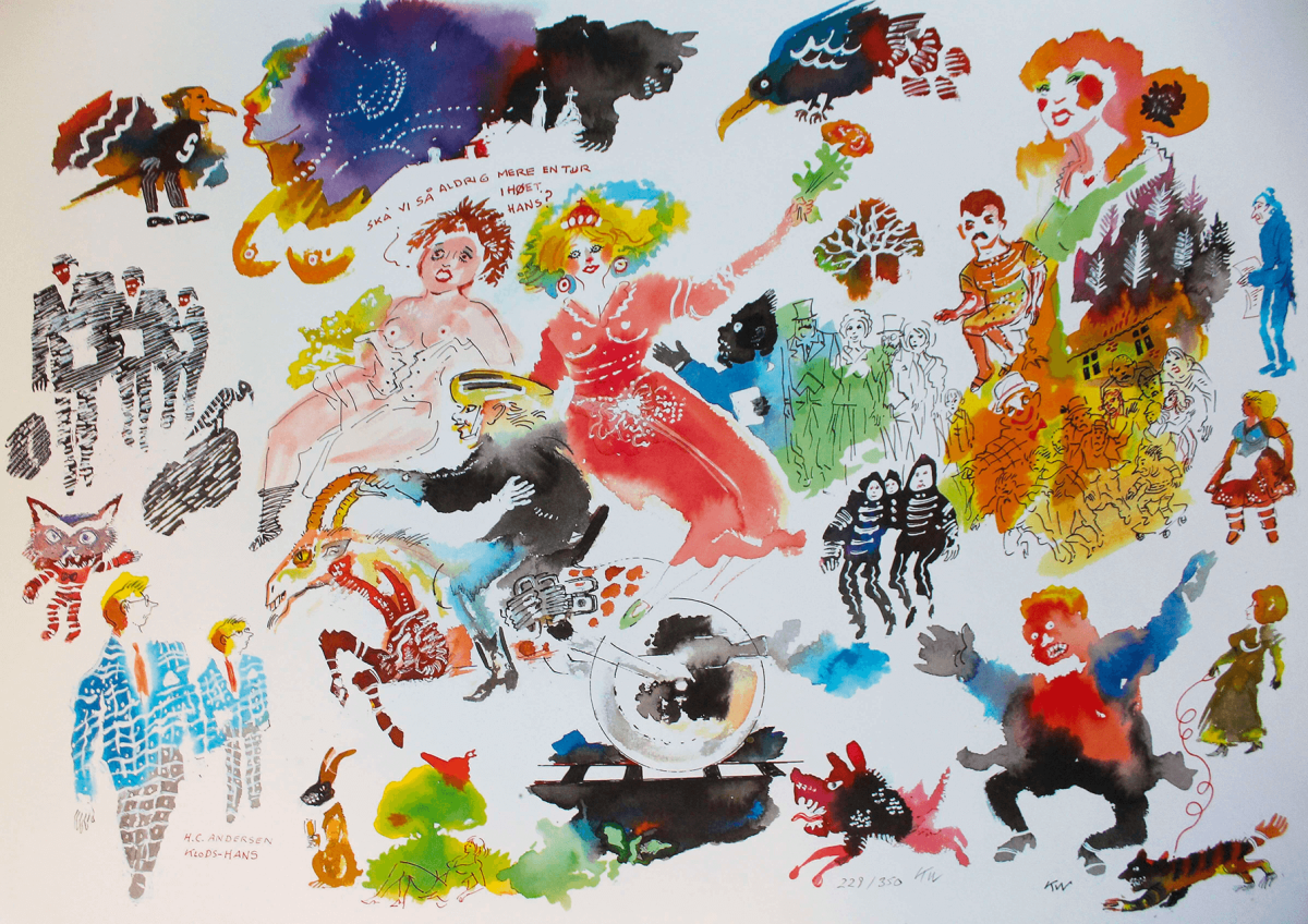 Kurt Westergaard, Klodshans, Kunsttryk i 350 eksemplarer - Kurt ...