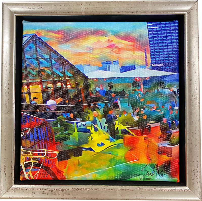 Salling Rooftop, signeret i 20 eksemplare - Giclée Aarhus - Galleri Art ...