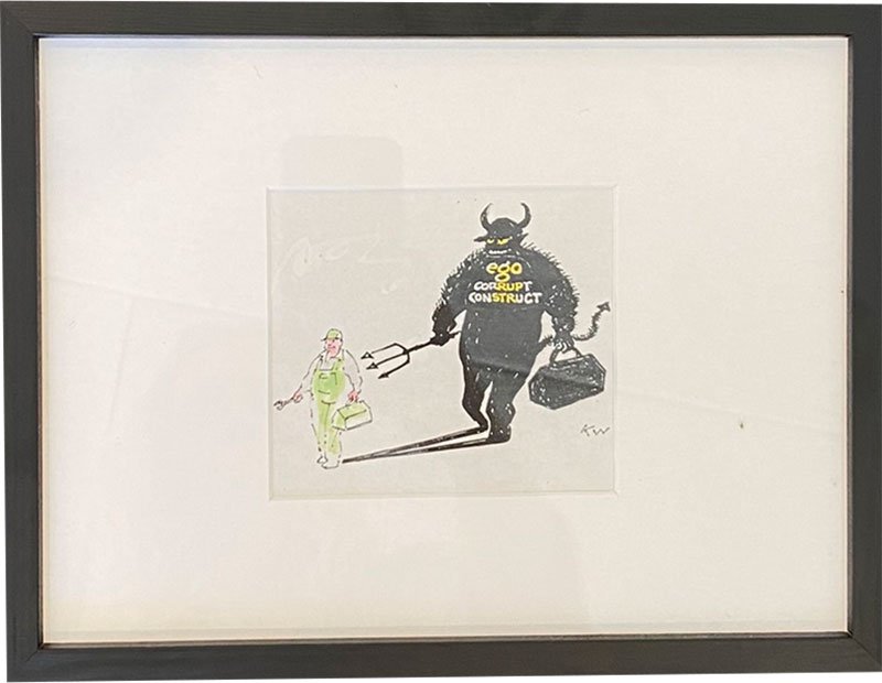 Kurt Westergaard - unika kronik 18x24cm - Kurt Westergaard - Galleri ...