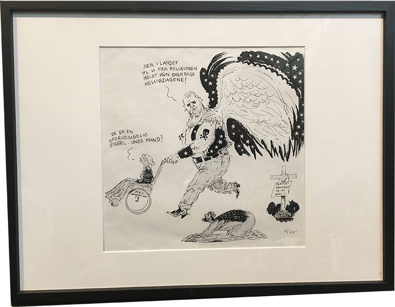 Kurt Westergaard - unika kronik 30x40cm - Kurt Westergaard - Galleri ...