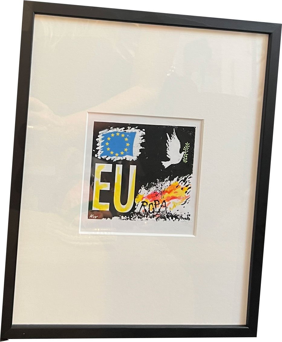 Kurt Westergaard, kronik 24x30cm - Kurt Westergaard - Galleri Art Expo